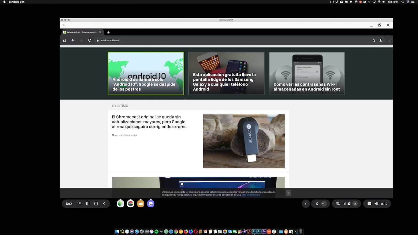Probamos Samsung Dex: así es usar el Samsung Galaxy Note 10 en PC y en Mac