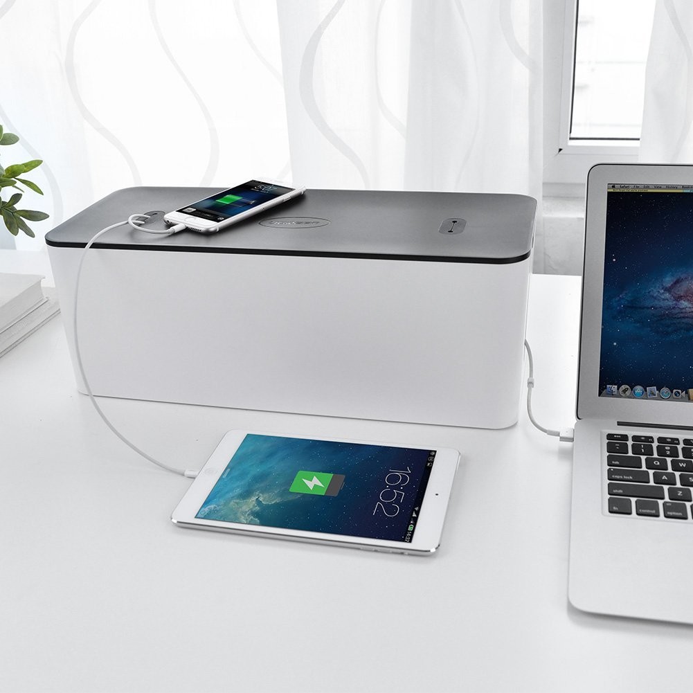 Siete cajas organizadoras de cables para tenerlos bien ordenados y ocultos