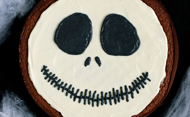 Tarta de chocolate de Jack Skellington. Receta de postre elaborado y ...