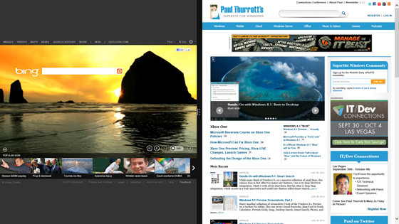Internet Explorer 11, cambios en la interfaz Modern UI y otras mejoras