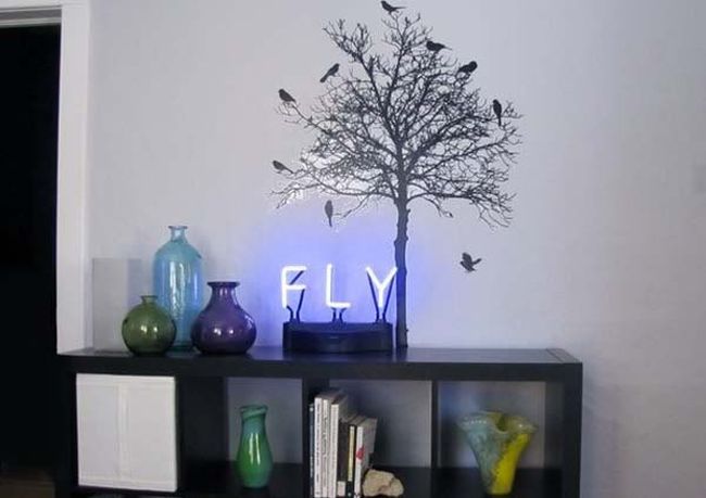 Paredes de neón, convierte tu casa en un reclamo