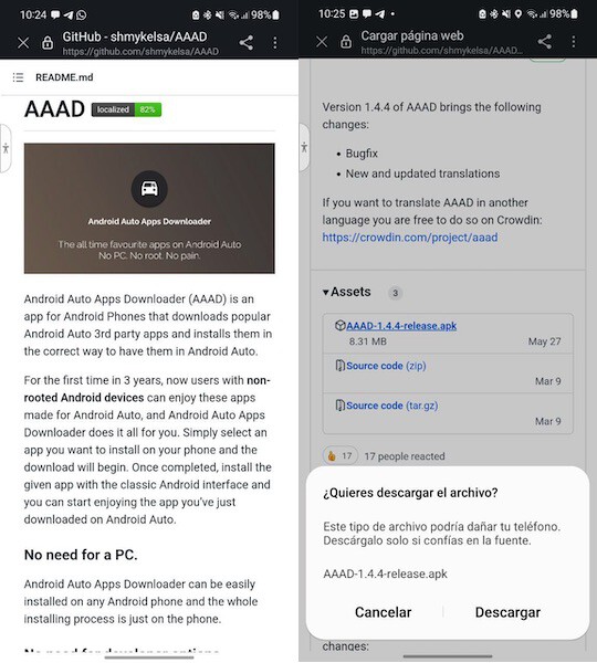 Cómo instalar aplicaciones en Android Auto