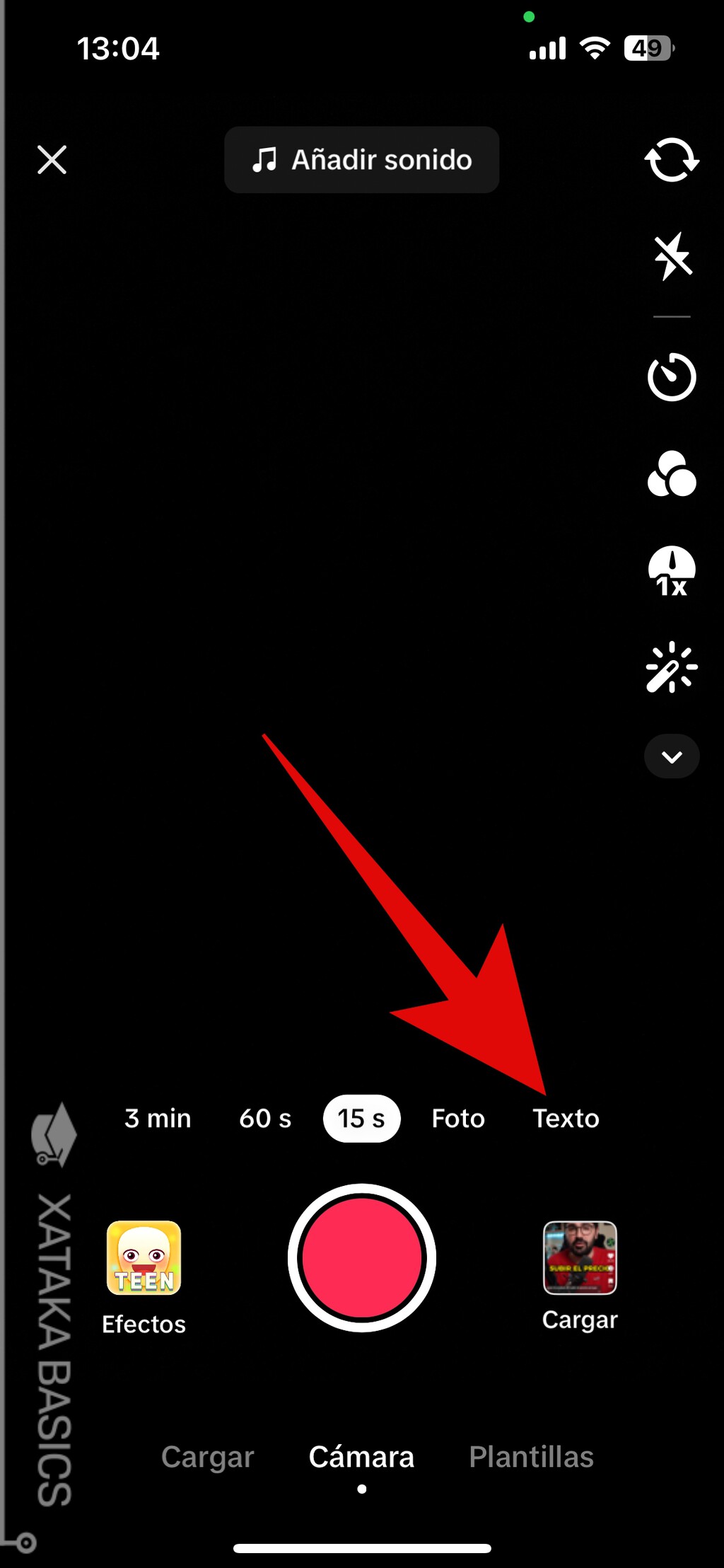 Cómo publicar mensajes de texto en TikTok