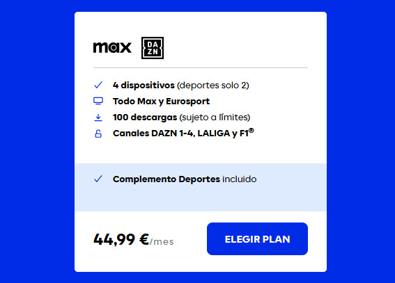 Max apuesta por el deporte para ganar la guerra del streaming e incluye DAZN en su catálogo ...