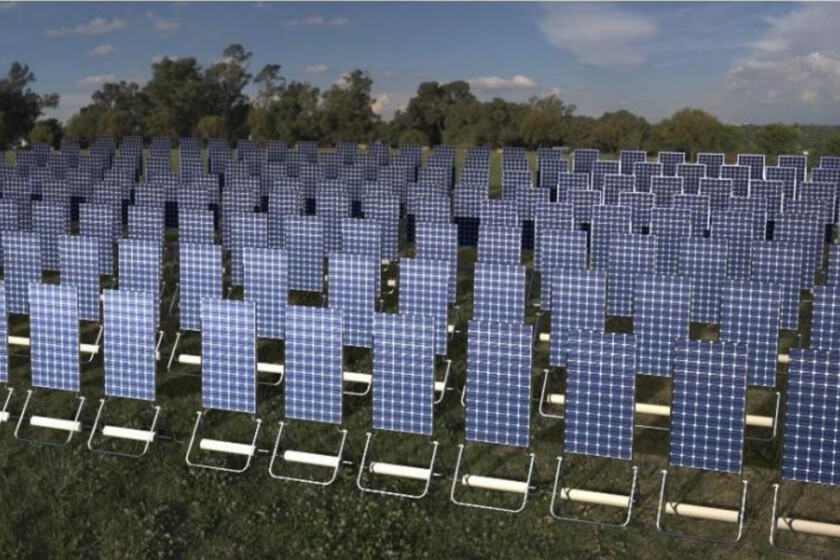 Paneles solares, verticales, inclinables y móviles: la idea para ...