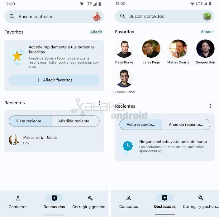 Contactos de Google estrena la nueva pestaña 'Destacadas' e ilustraciones para tus contactos