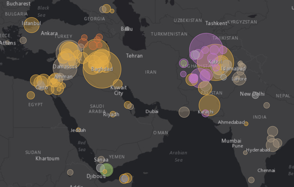 El mapa que te permite seguir todos los atentados terroristas de 2017 ...