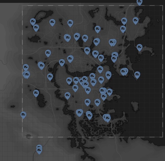 Fallout 4, mapa interactivo con todos los coleccionables - Fallout 4 ...