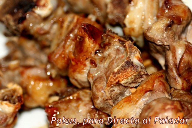 Barras de lechazo asadas en el horno. Receta