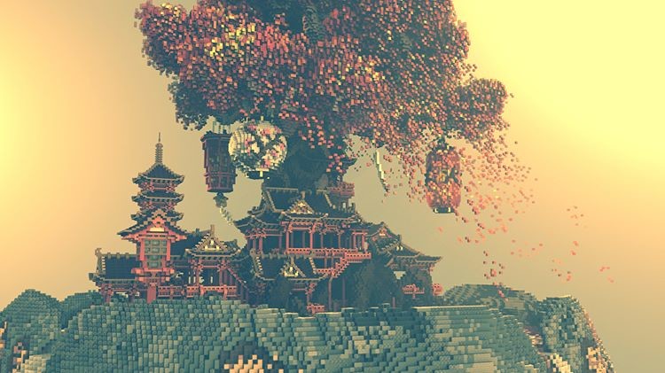 Minecraft y arte: os presentamos a Uchio Tokura, el artista que ha ...