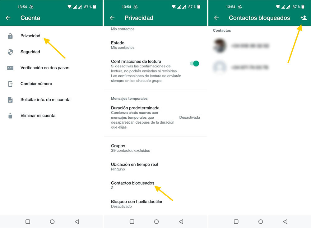 Cómo bloquear a un número en WhatsApp, tanto si está en los contactos ...