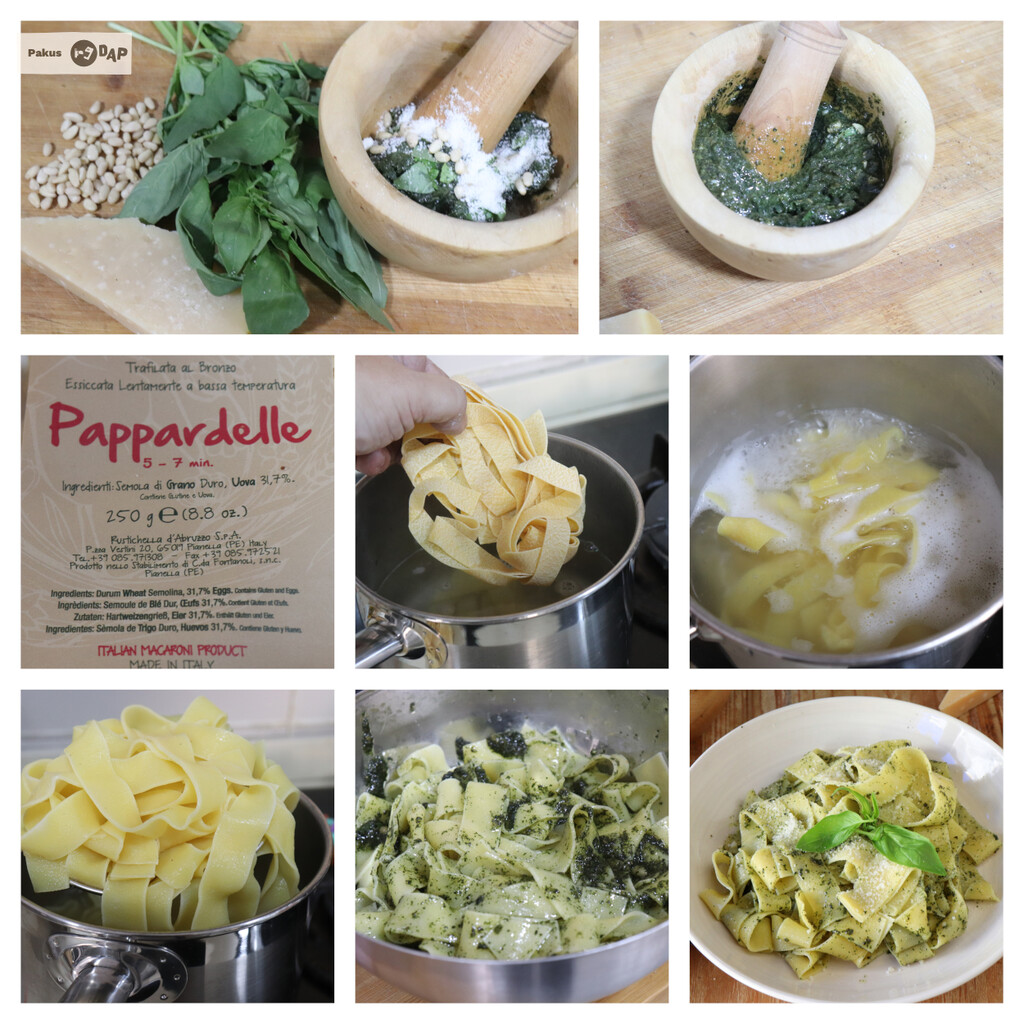 Pappardelle al pesto, la receta para disfrutar con esta variedad de ...