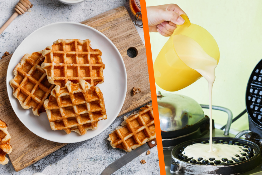 La receta más sencilla para hacer waffles sin máquina, ideal para ...