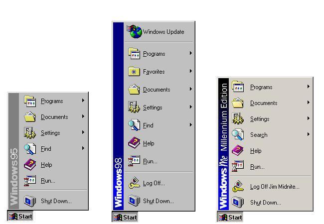 Breve historia del Menú Inicio: desde Windows 95 hasta su más que ...