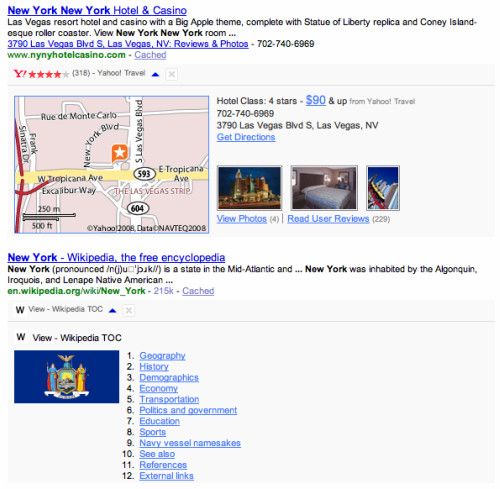 Yahoo Search Monkey, plugins para personalizar los resultados de Yahoo