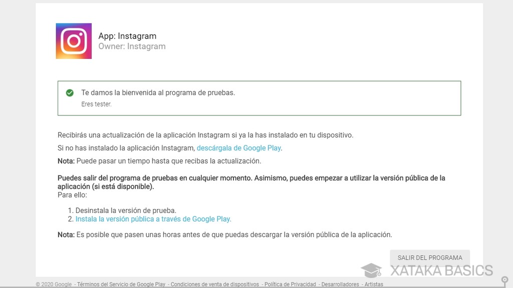 Cómo apuntarte y descargar la versión beta de Instagram, tanto en ...