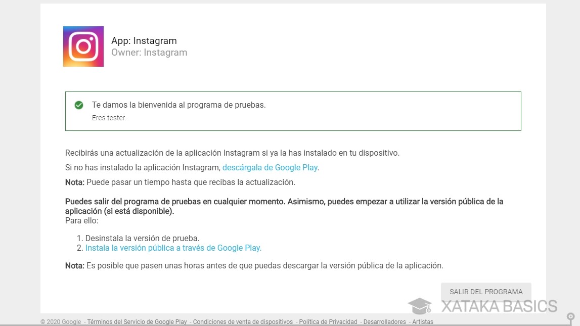 Cómo apuntarte y descargar la versión beta de Instagram, tanto en ...