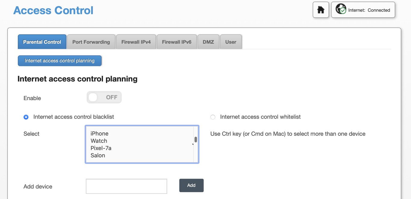 Cómo limitar el acceso a tu router o tu red desde dispositivos incluso si saben la contraseña