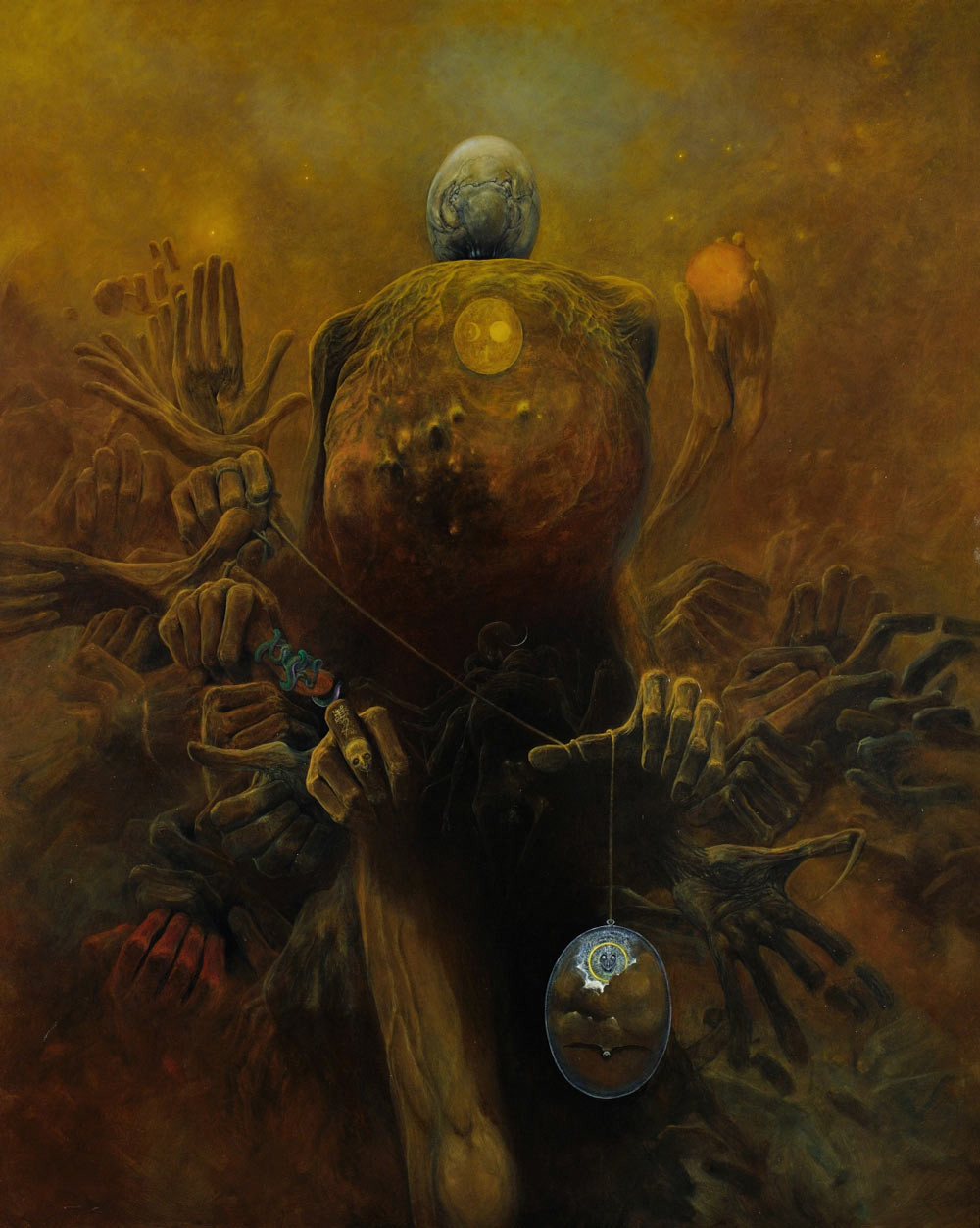 El tétrico universo pictórico de Zdzisław Beksiński, los cuadros que ...