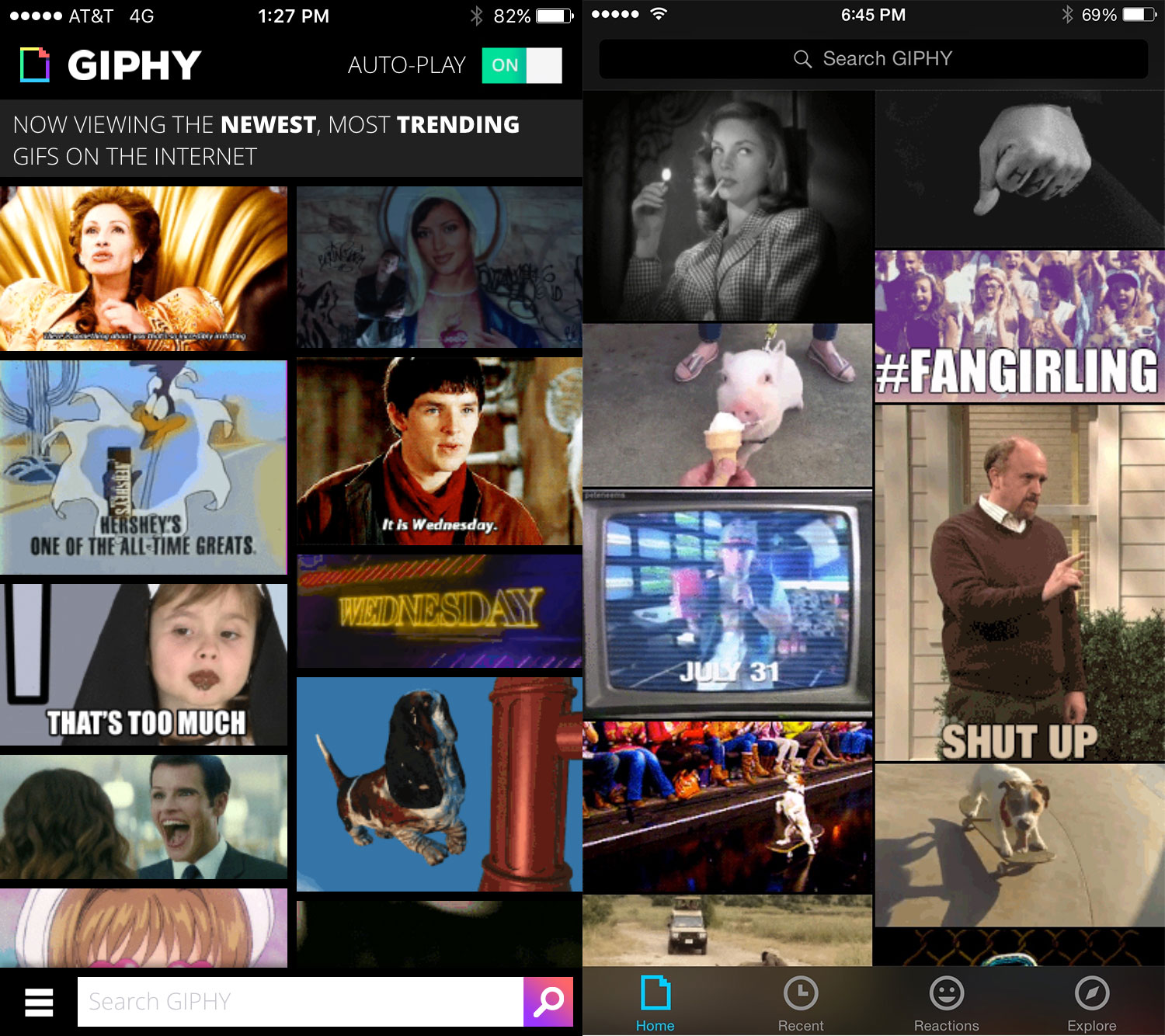 Giphy tiene nueva app: descubre, diviértete y comparte GIFs en la ...