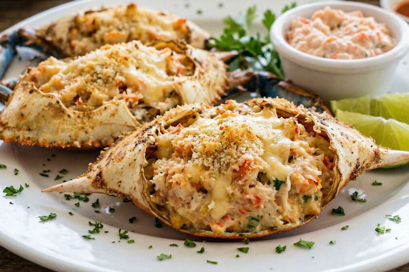 Cómo hacer Jaibas rellenas de salsa Tampico con la receta y trucos del ...