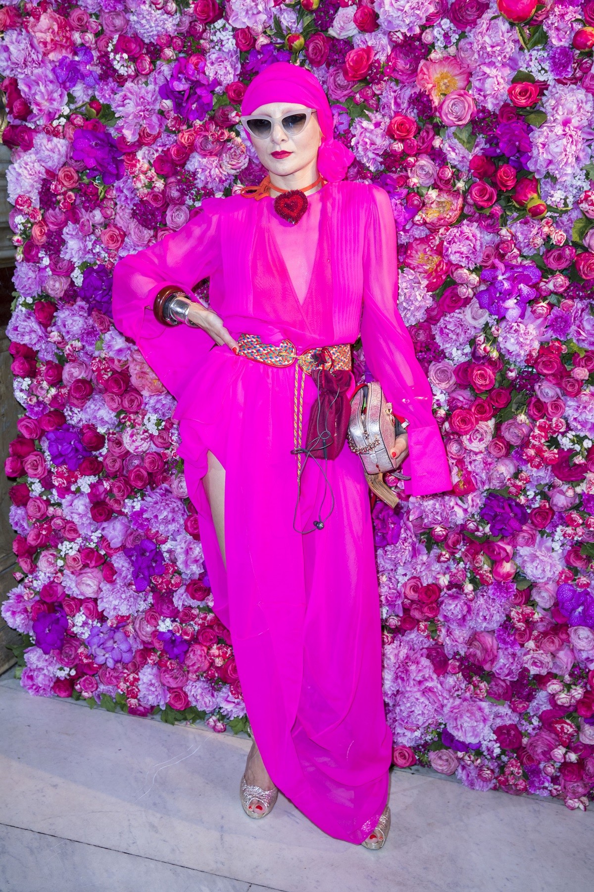 El front row de Alta Costura de Schiaparelli se viste de shocking pink