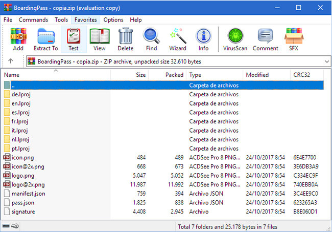 Cómo abrir un archivo PKPASS de Apple Wallet en Android