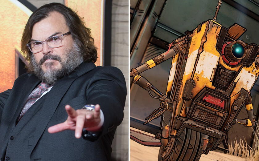 Jack Black pondrá voz al robot Claptrap en la película de Borderlands