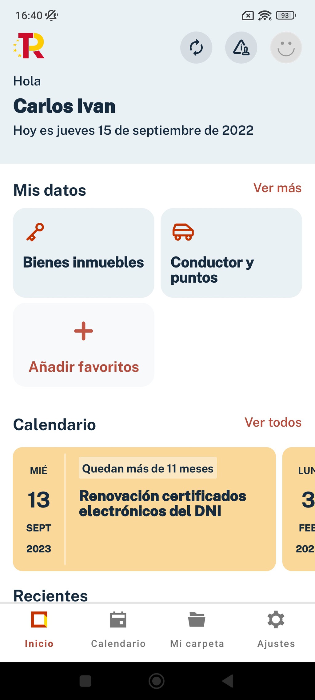 Mi Carpeta Ciudadana: así es la app que acaba de presentar el Gobierno y que puedes llevar en tu ...