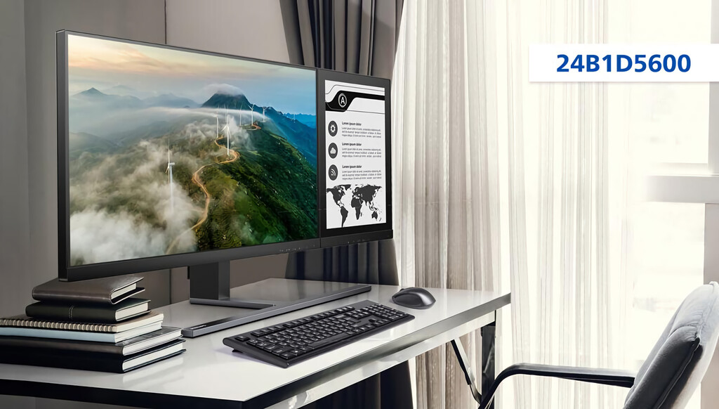 Lo último de Philips es un monitor a color con un "eReader" de tinta ...