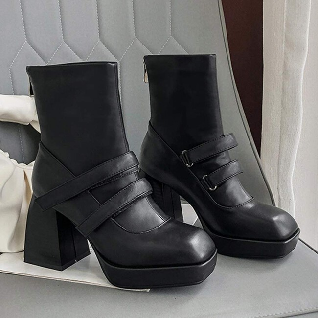 Cinco botines con plataforma y tacón alto con los que pasarnos el día ...