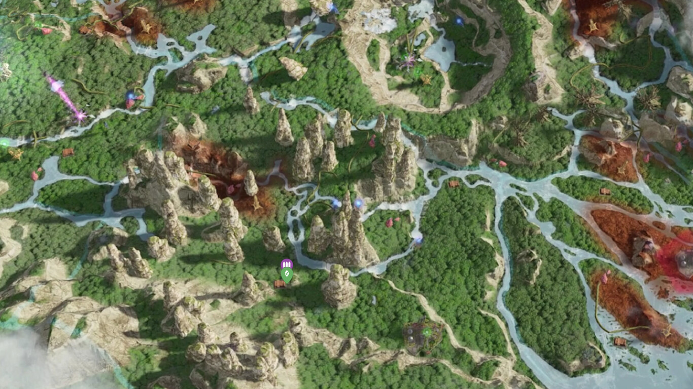 Mapa interactivo de Avatar: Frontiers of Pandora para descubrir cada ...