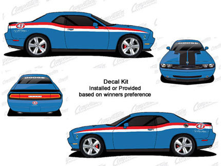 El único Dodge Challenger SRT8 azul a subasta en eBay