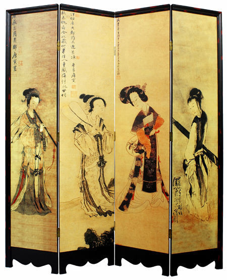 Biombos de estilo oriental