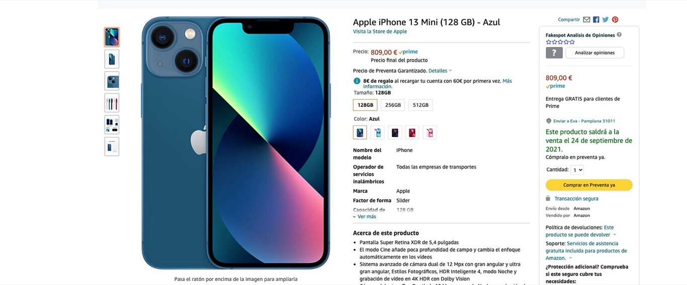 iPhone 13, Mini, Pro y Pro Max ya disponibles en España: precio ...