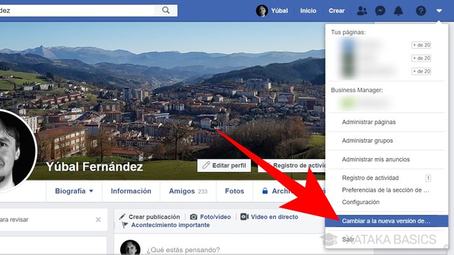 Nuevo diseño de Facebook: cómo activarlo y poner el modo oscuro