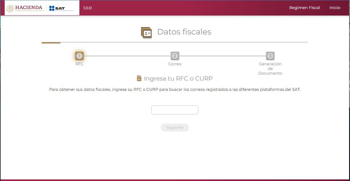 Cómo saber tu Régimen Fiscal y RFC por Internet sin necesidad de ...