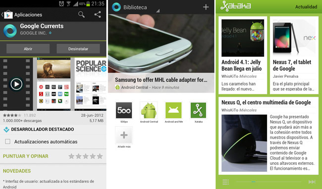 Google Currents también se renueva por dentro y por fuera