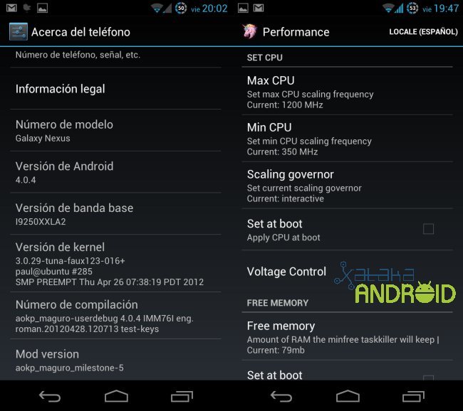 AOKP, una de las mejores ROMs 4.0