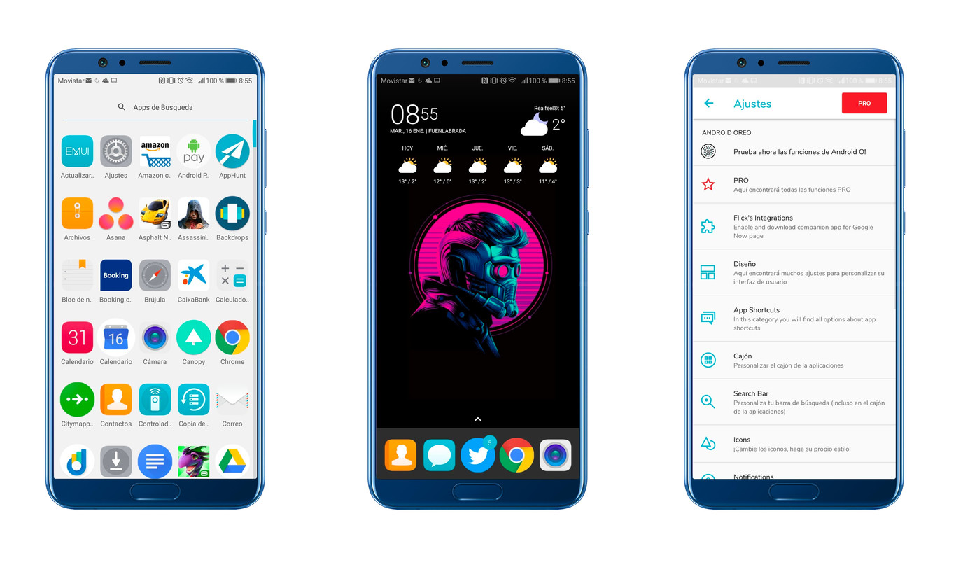 Los 11 mejores launchers para personalizar tu Android 2019