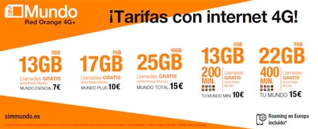 Orange regala hasta 15 GB de datos en sus tarifas prepago por Navidad