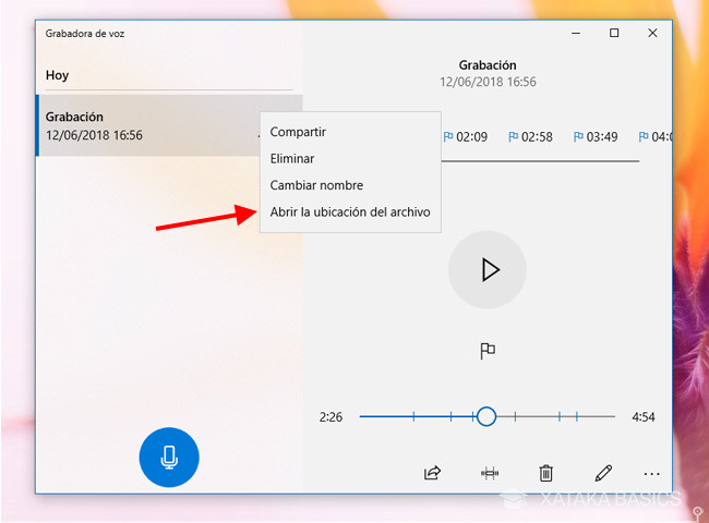 Cómo grabar un clip de voz con la grabadora de Windows 10