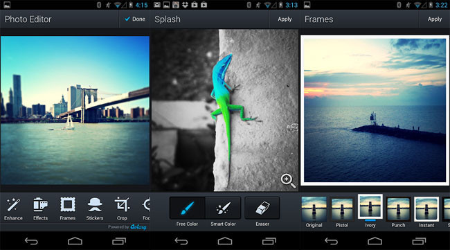 Aviary Photo Editor 3.0 para Android estrena nueva interfaz