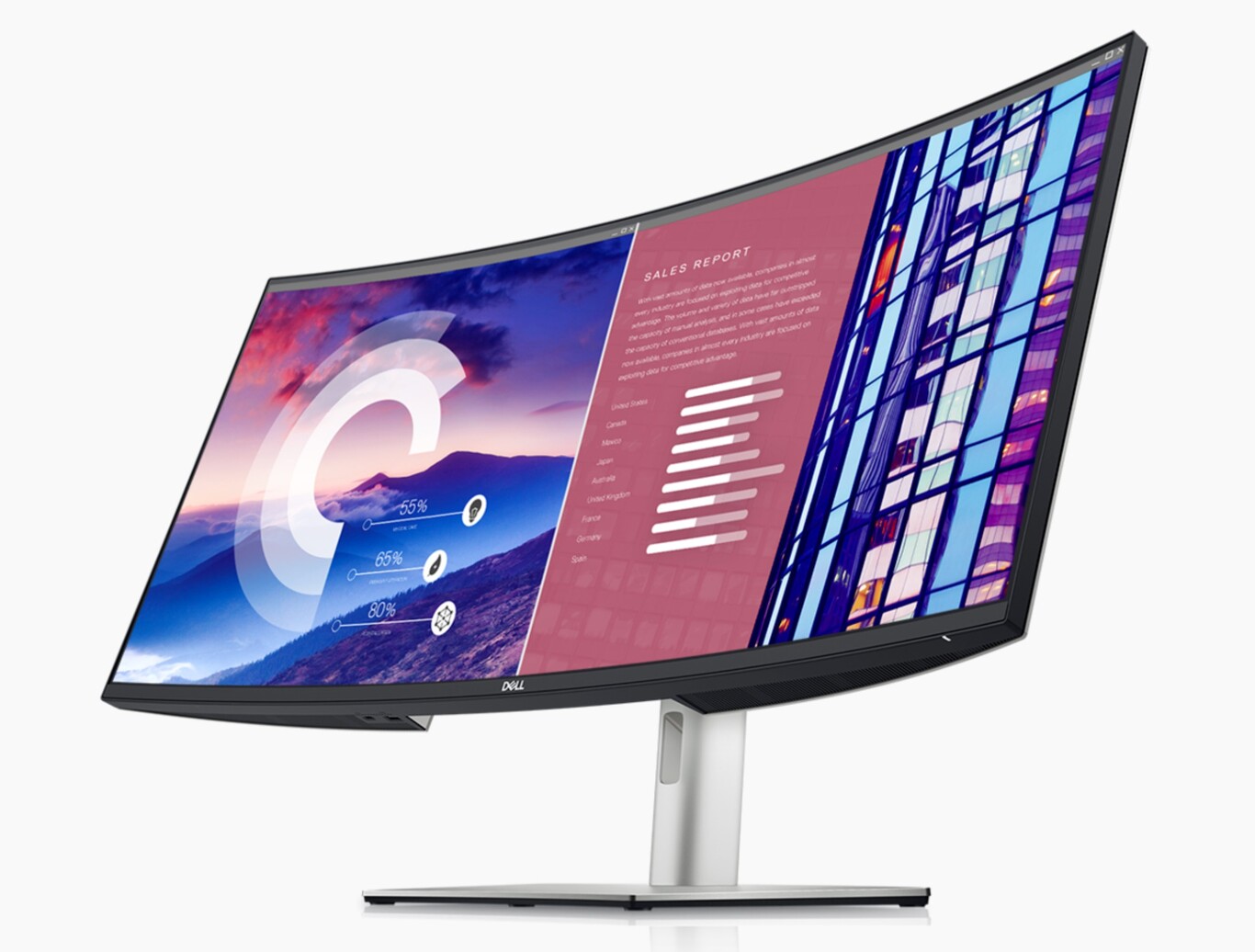 Avalancha de monitores de Dell: desde un modelo curvo de 40 pulgadas ...