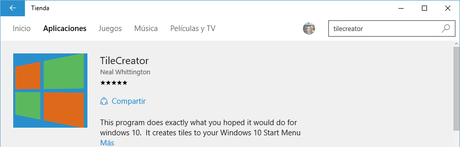 Cómo crear live tiles personalizadas para apps de escritorio en el ...