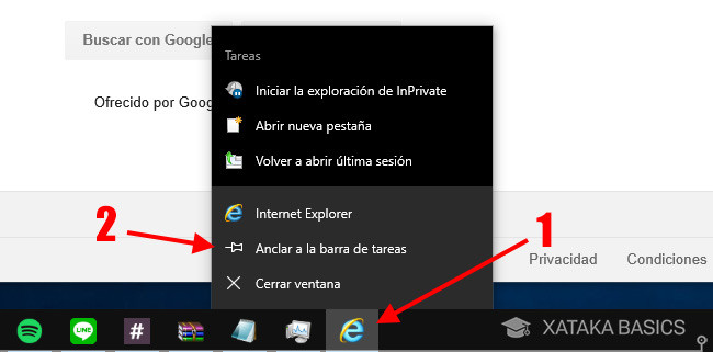 Cómo usar Internet Explorer en Windows 10