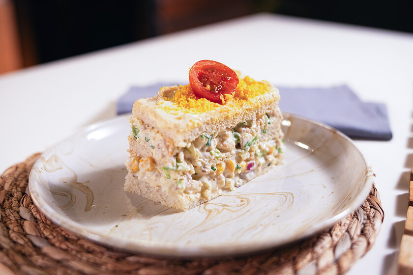 Pastel frío de pollo con pan de molde, una receta rápida y deliciosa ...