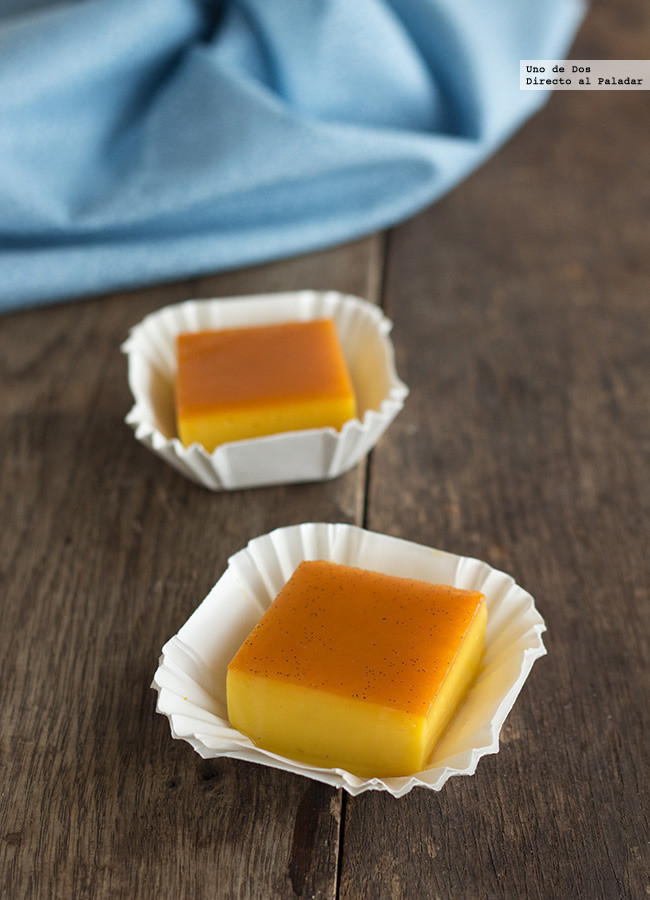 Flan chino. Receta