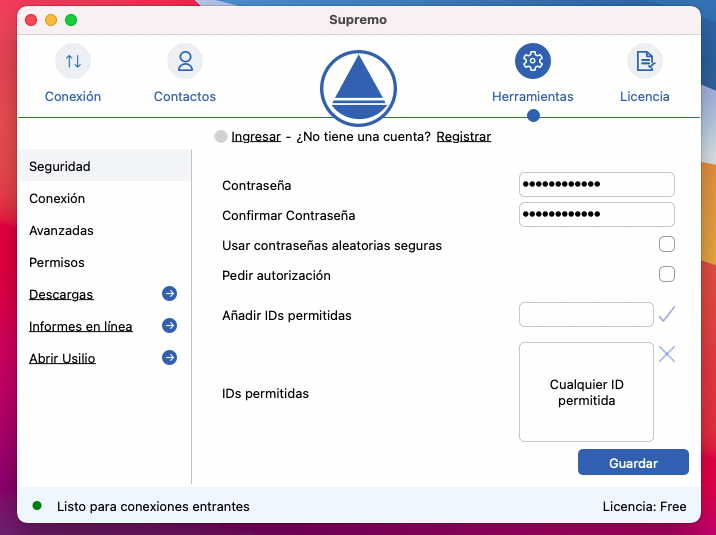 Supremo, una alternativa de acceso al escritorio remoto para macOS