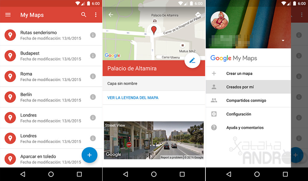 Así es el renovado Google My Maps para Android